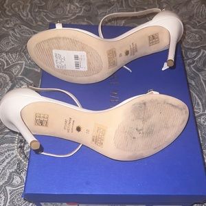 Stuart Weitzman | Shoes | Stuart Weitzman White Elegant Heels | Poshmark
